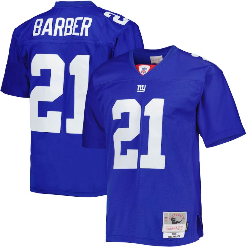 Tiki Barber New York Giants Mitchell & Ness 2005 Legacy Jersey – The ...