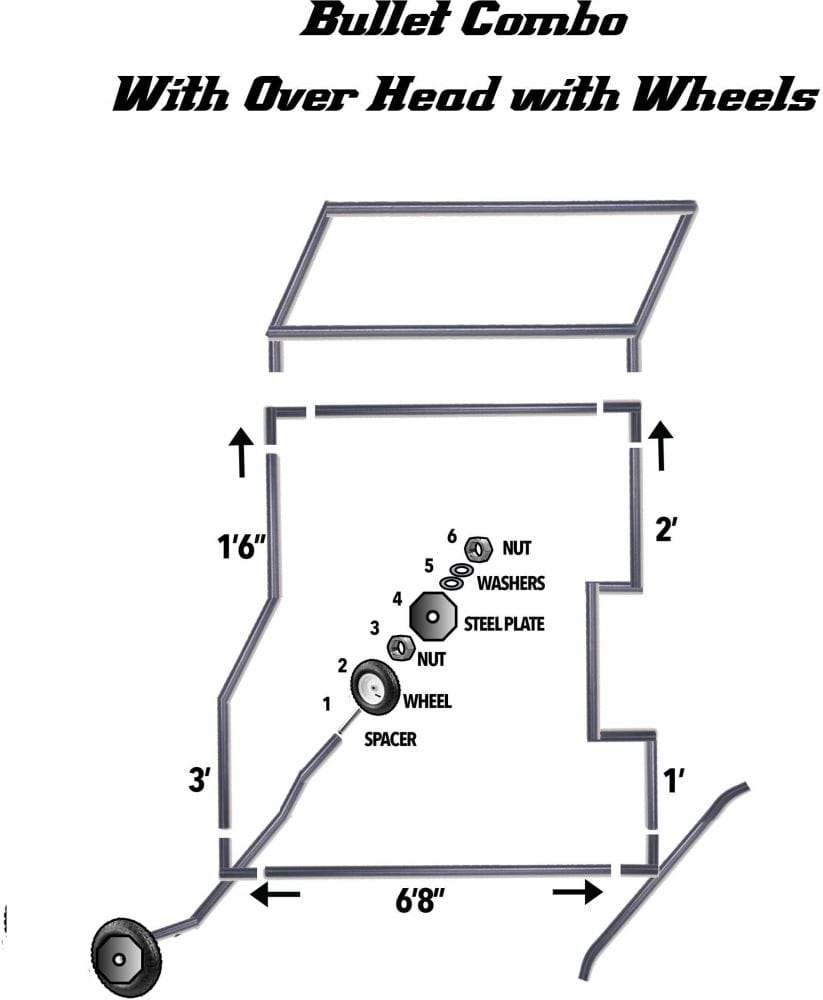 Bullet L-Screen with Combo Overhead Protection – The Baseball Home