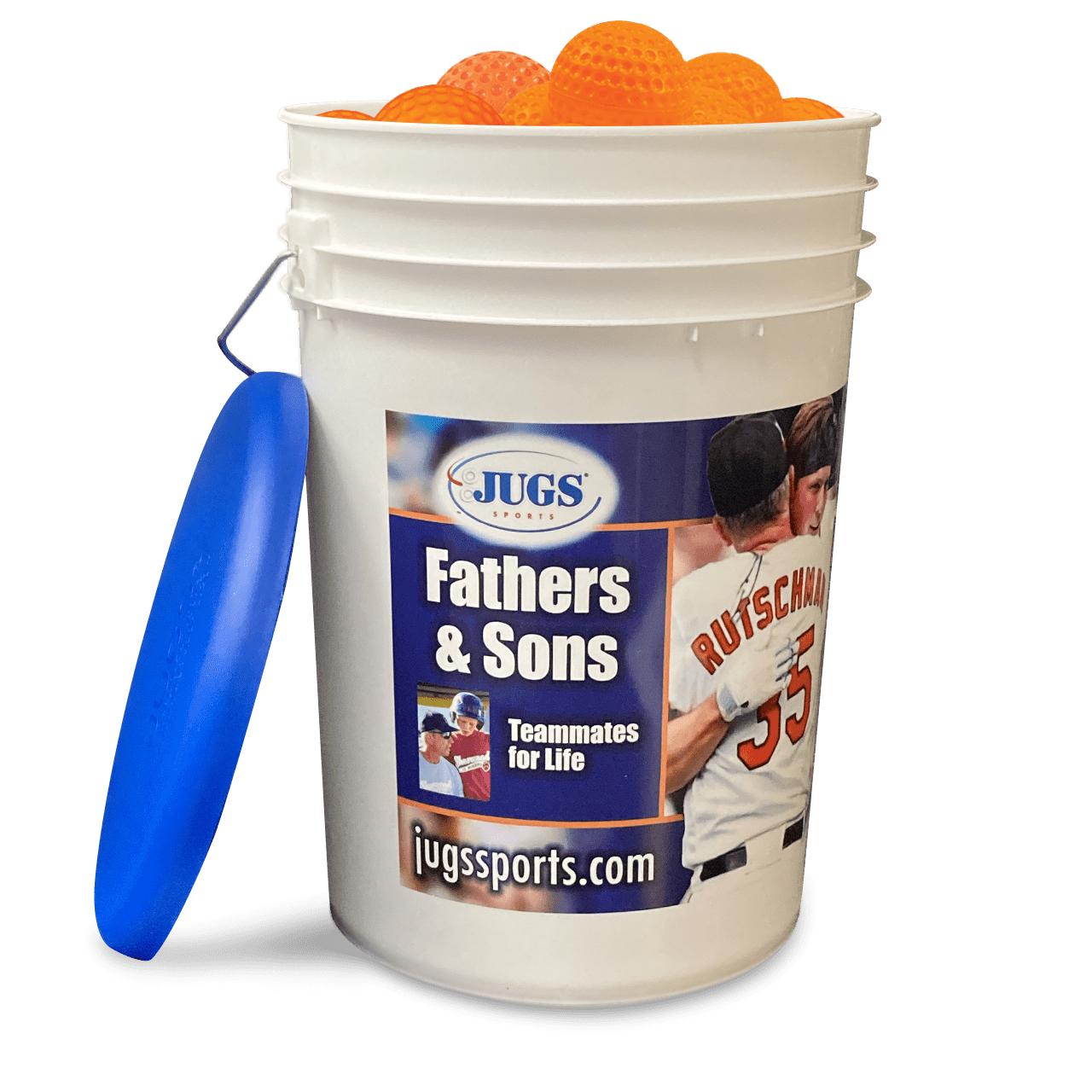 Bucket of Maximum Velocity, Light-Weight Sting-Free® Practice Baseballs ...